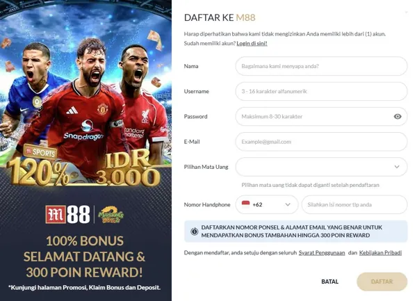 M88 – M88 Link Terbaru, Link M88 Indonesia 2025